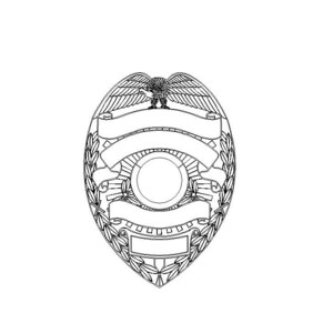Blank Police Badge & Indiana Police Badge - Laser Engraving Cricut ...