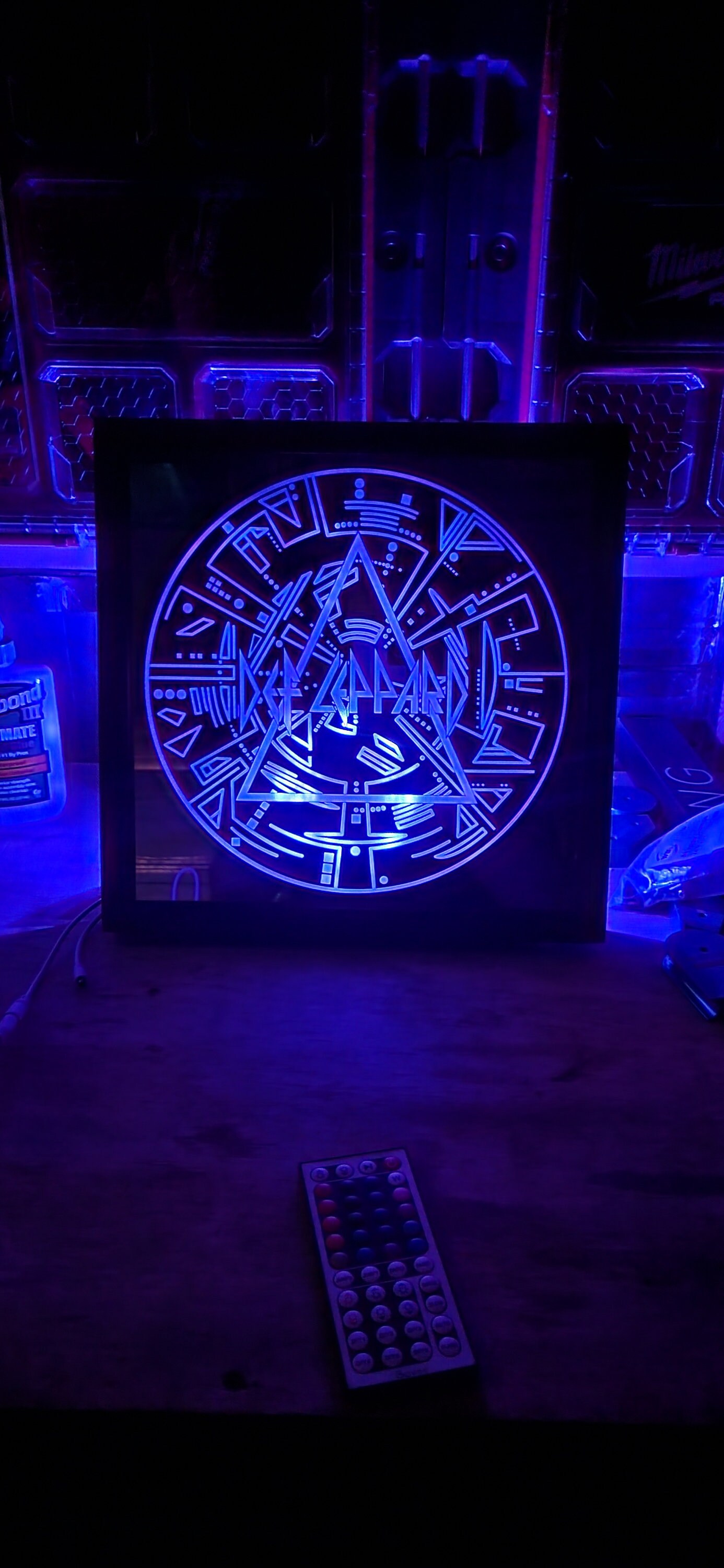 Def Leppard Hysteria Reworked Cover SVG Laser Engraving CNC Silhouette ...