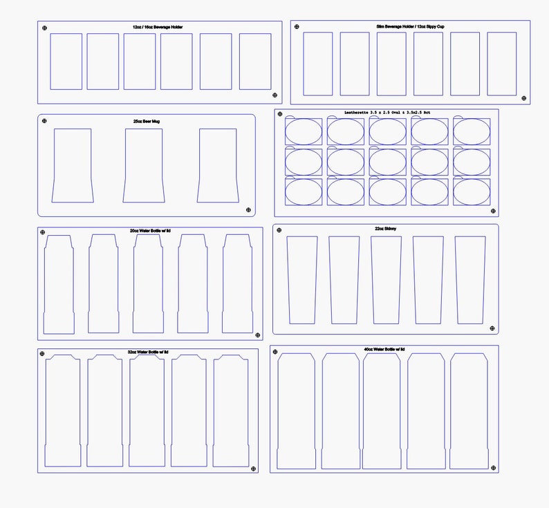 Print and Cut Jig Bundle #3 -| 8 Print and Cut Ready Jig Templates for ...