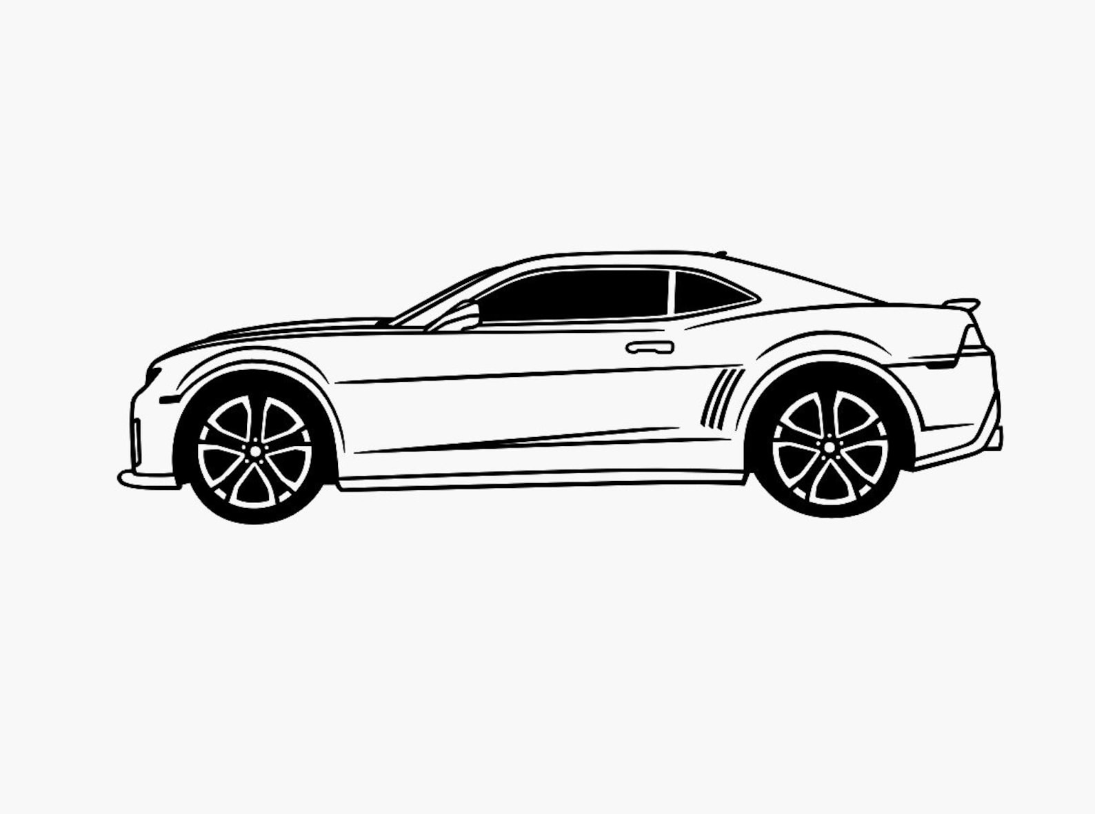 Chevy Camaro ZL1 Bundle for Silhouette, Cricut, Laser Engraving, CNC ...
