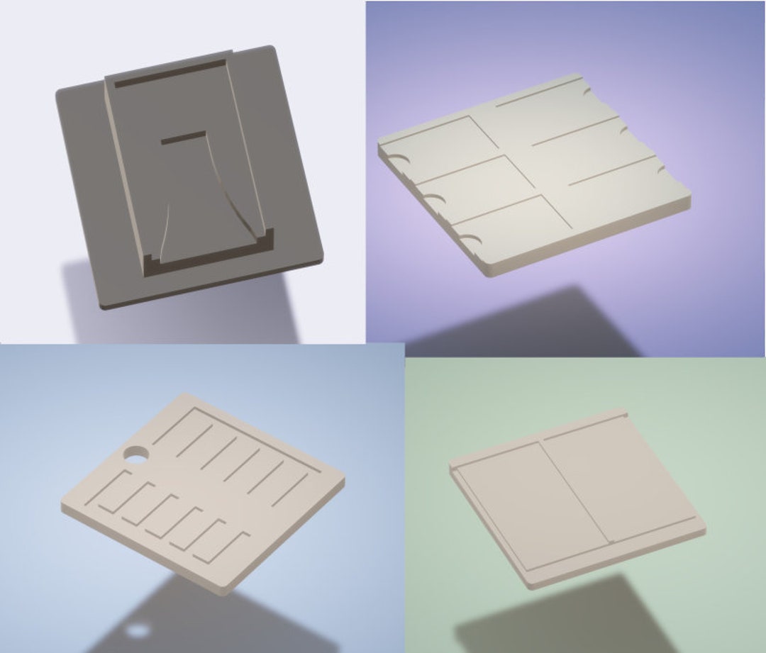 Xtool F1 Jig File Bundle for Metal Wallet Business Cards Dog Tags Bar ...