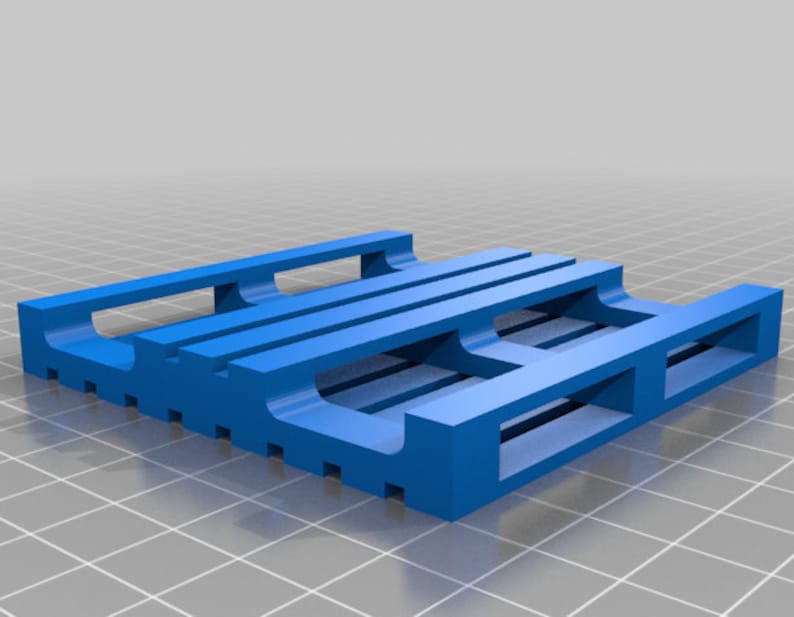 Pallet Coaster Set With Holder 3D Print STL - Etsy