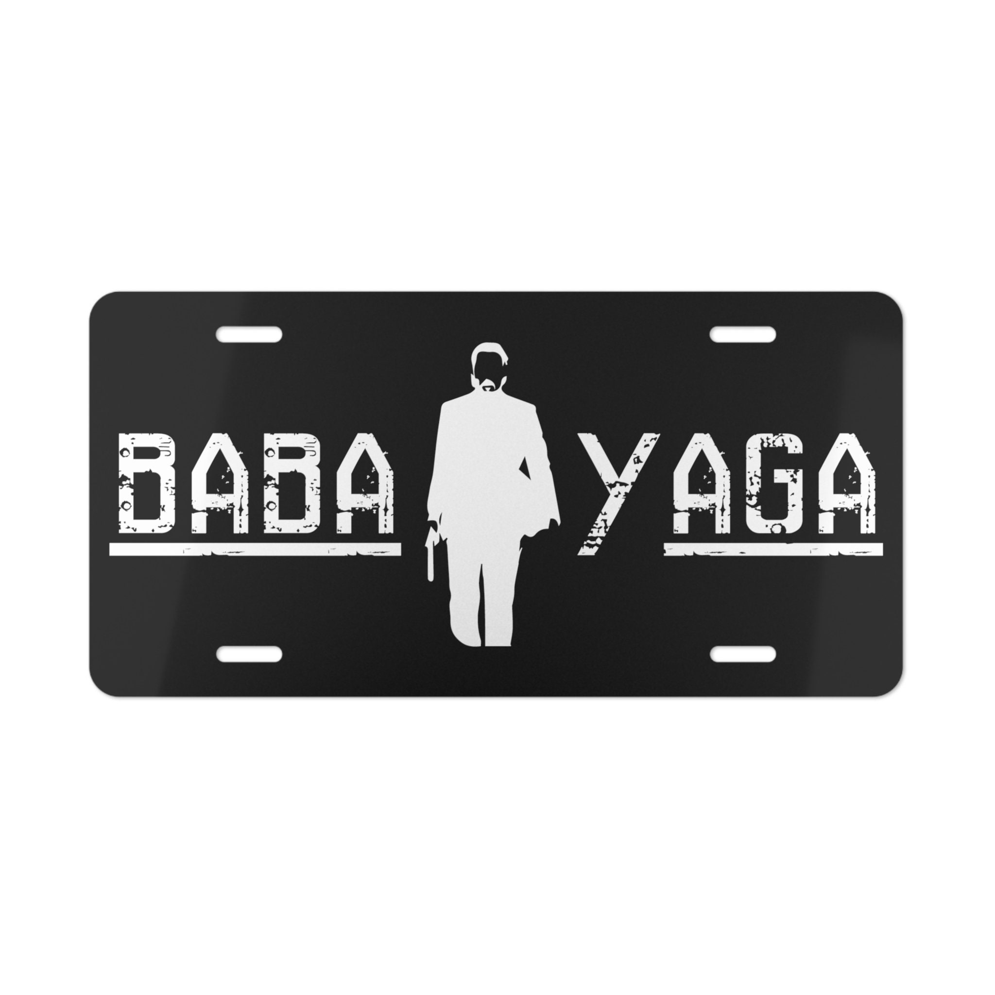 John Wick Baba Yaga License Plate Vanity Plate Baba Yaga the Boogey Man ...