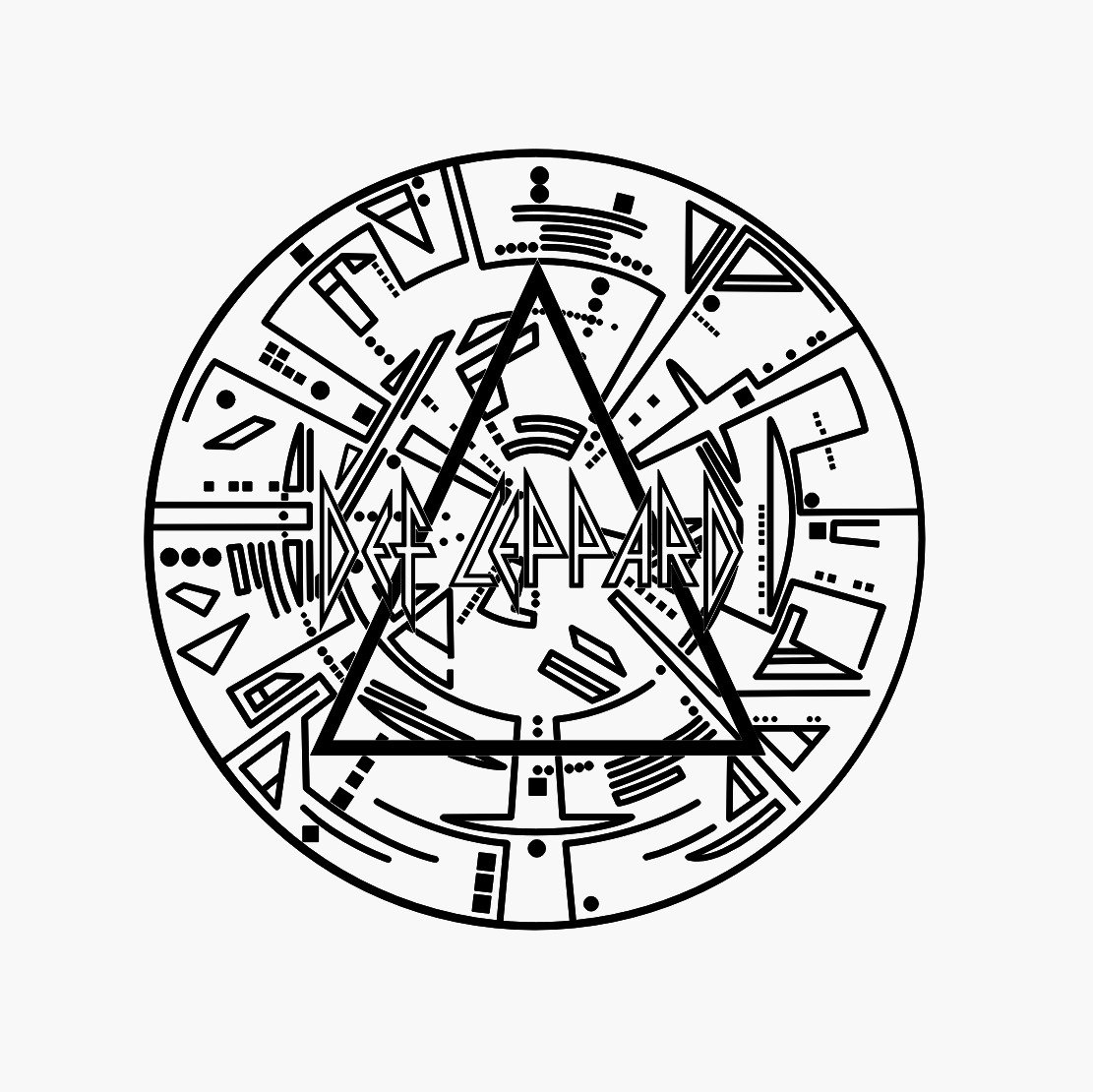 Def Leppard Hysteria Reworked Cover SVG Laser Engraving CNC Silhouette ...