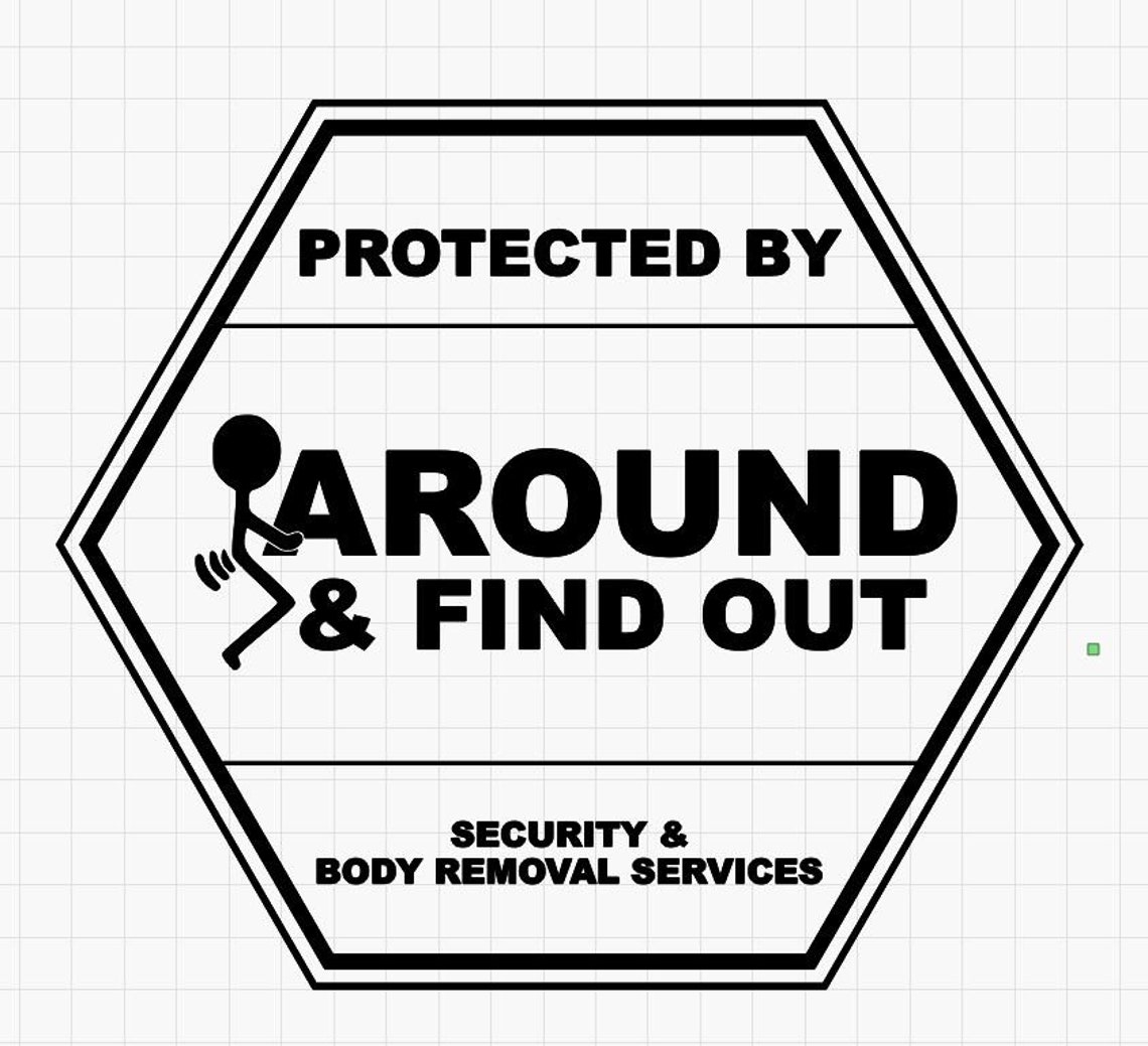 F**k Around and Find Out Sign, FAFO for Laser, CNC, Cricut, Silhouette ...