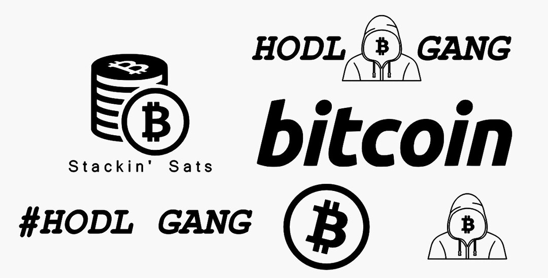 Bitcoin SVG Bundle | Silhouette Cricut Laser Engraving CNC | Stickers ...