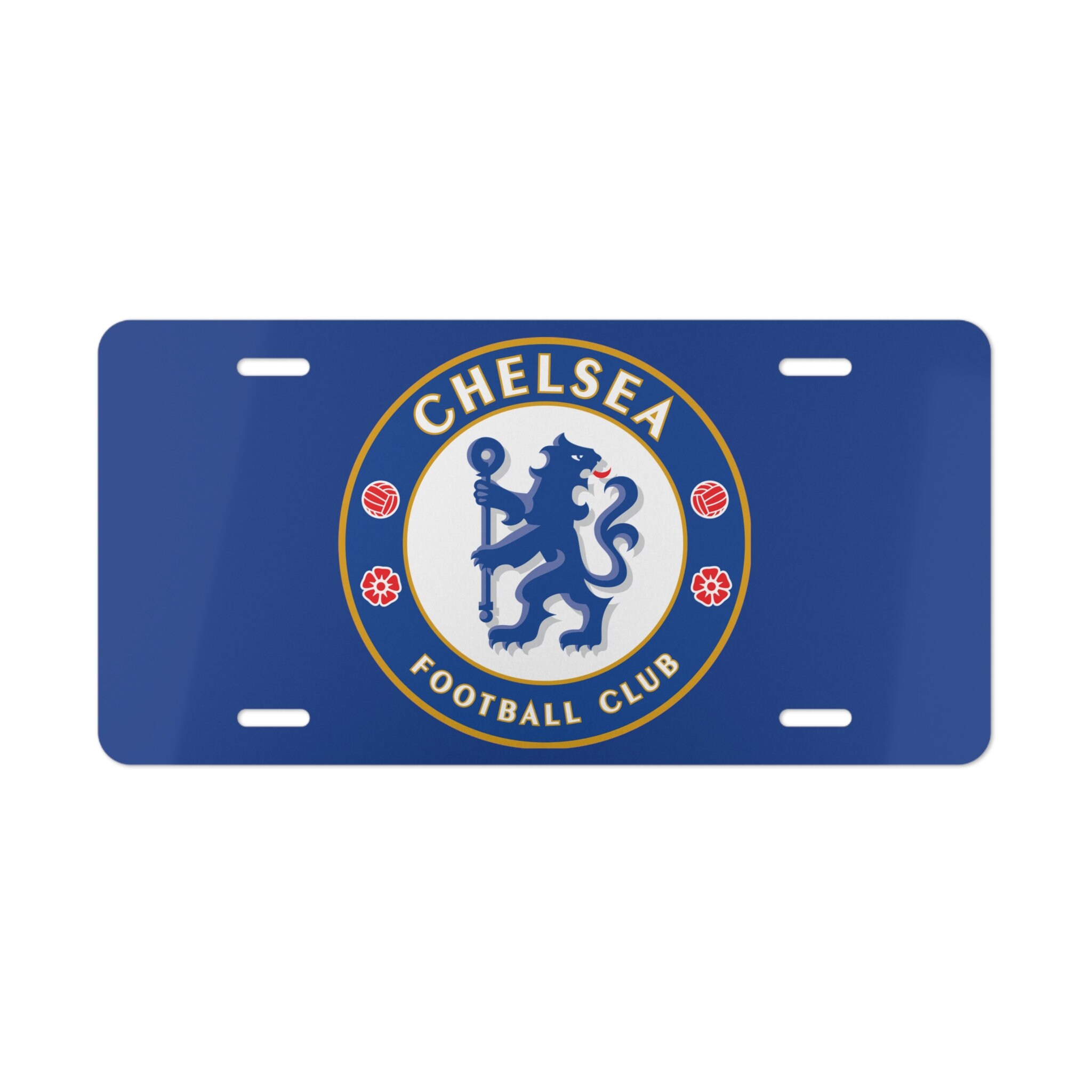 Chelsea FC License Plate Vanity Plate for Soccer Fan Mancave Decoration ...