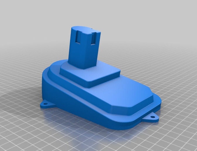 Ryobi Battery and Tool Holders for 18V and 40V 3D Print STL (Instant ...