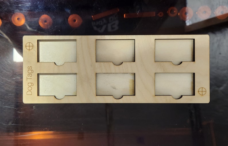 Print and Cut Ready Jig Files for 6 and 24 Dog Tags SVG - Etsy