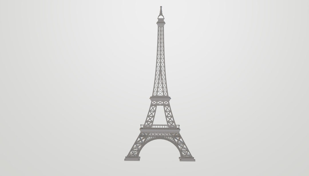 Eiffel Tower High Detail Model - 3D Print | STL - Etsy
