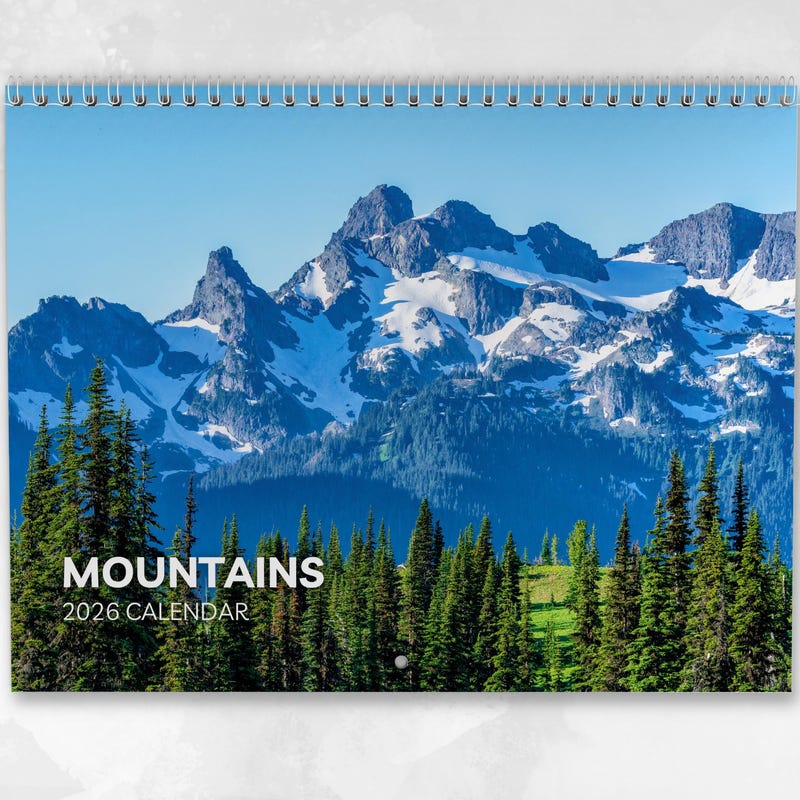 Mountain 2026 Calendar - Etsy UK