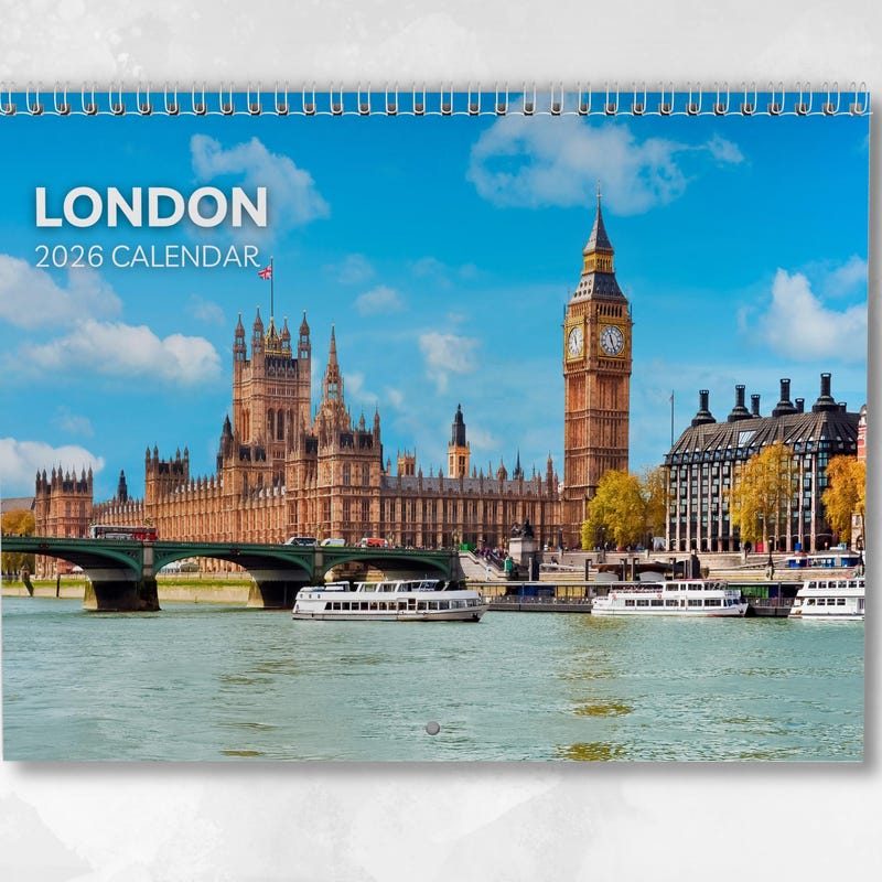 London 2026 wall calendar - Etsy.de