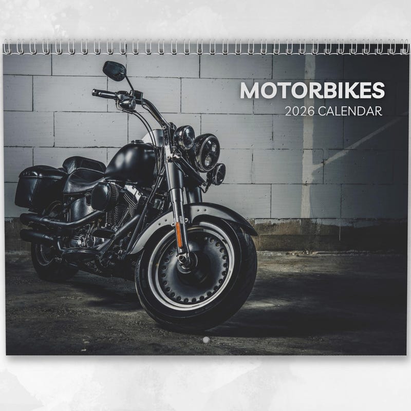 Motorcycle Calendars 2026 - Etsy
