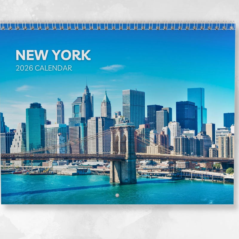 2026 New York City Calendar - Etsy UK