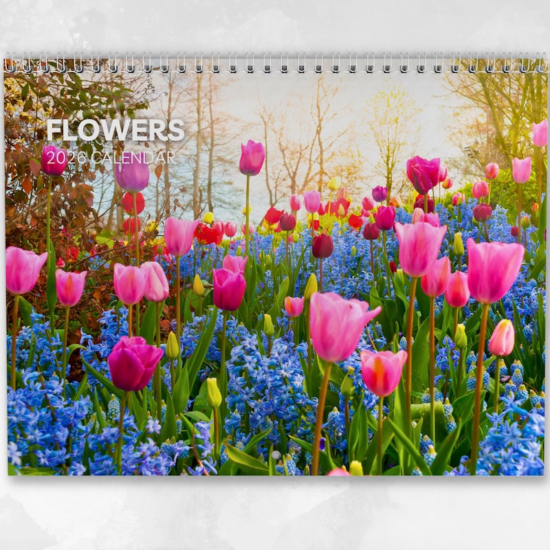 Uk Flowers Calendar - Etsy