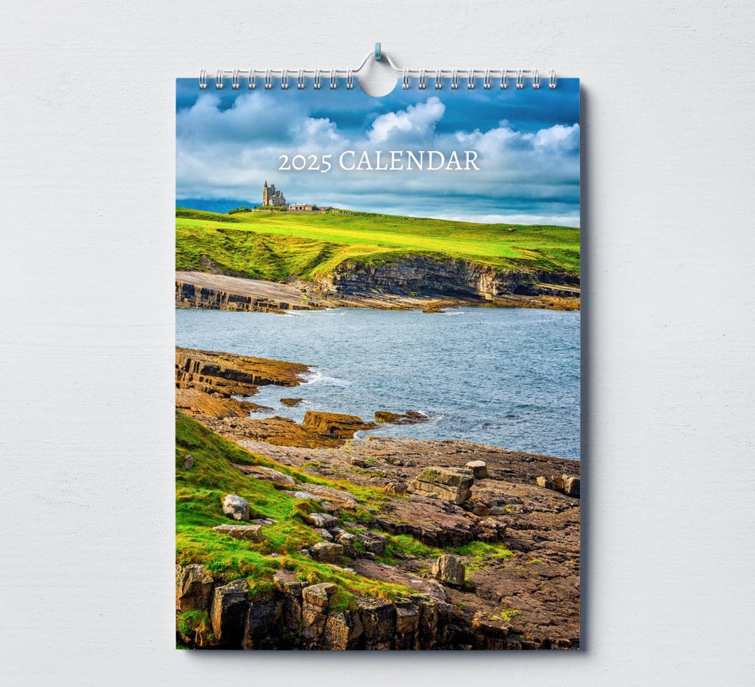 Ireland Calendar 2025: Monthly Wall Calendar With Notes, Hanging A4 ...