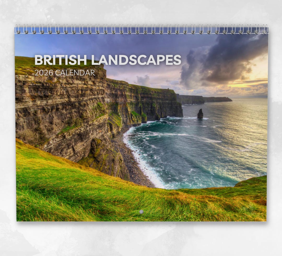 British Landscapes Calendar 2026: Monthly Wall Calendar With Notes ...