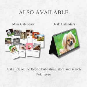Pekingese Calendar 2025: Monthly Wall Calendar With Notes, Hanging A4 ...