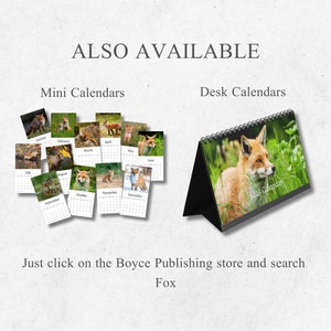 Fox Calendar 2025: Monthly Wall Calendar With Notes, Opens to A3 Size ...