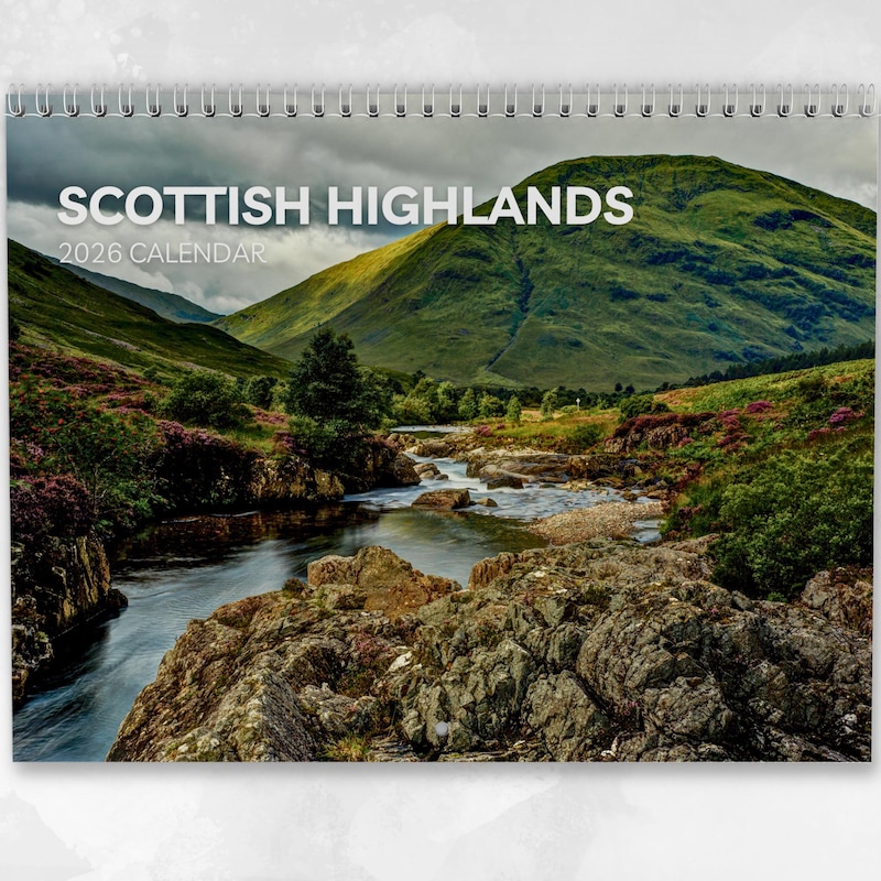 Scottish Calendar 2026 - Etsy