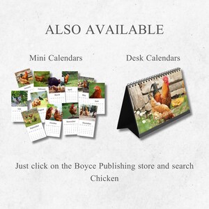 Chicken Calendar 2025: Monthly Wall Calendar With Notes, Hanging A4 ...