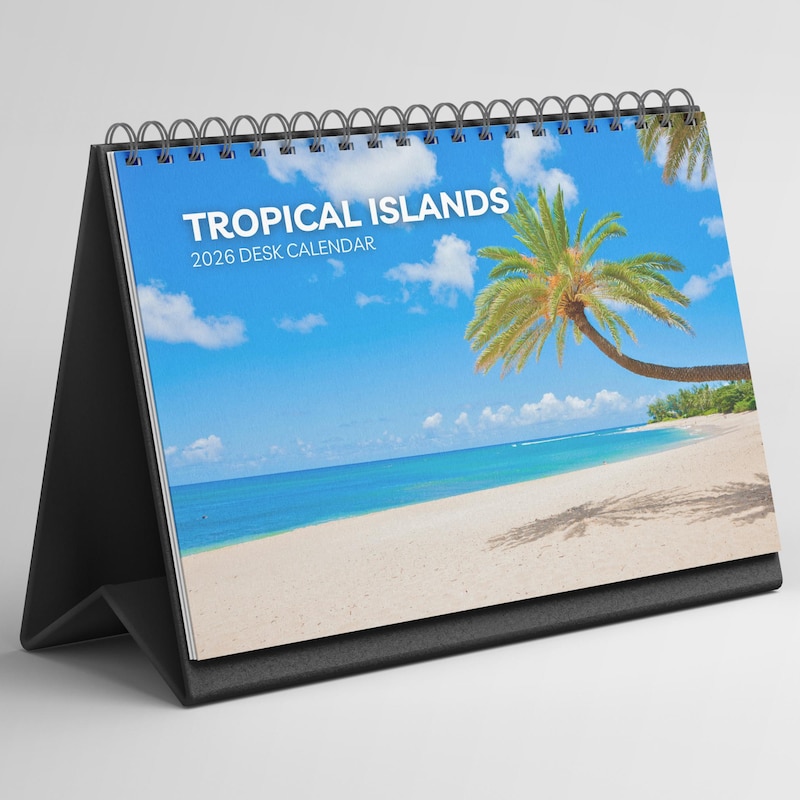 Beach Desk 2026 Calendars - Etsy UK