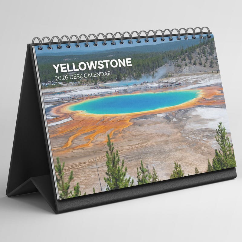 Yellowstone Calendar - Etsy UK