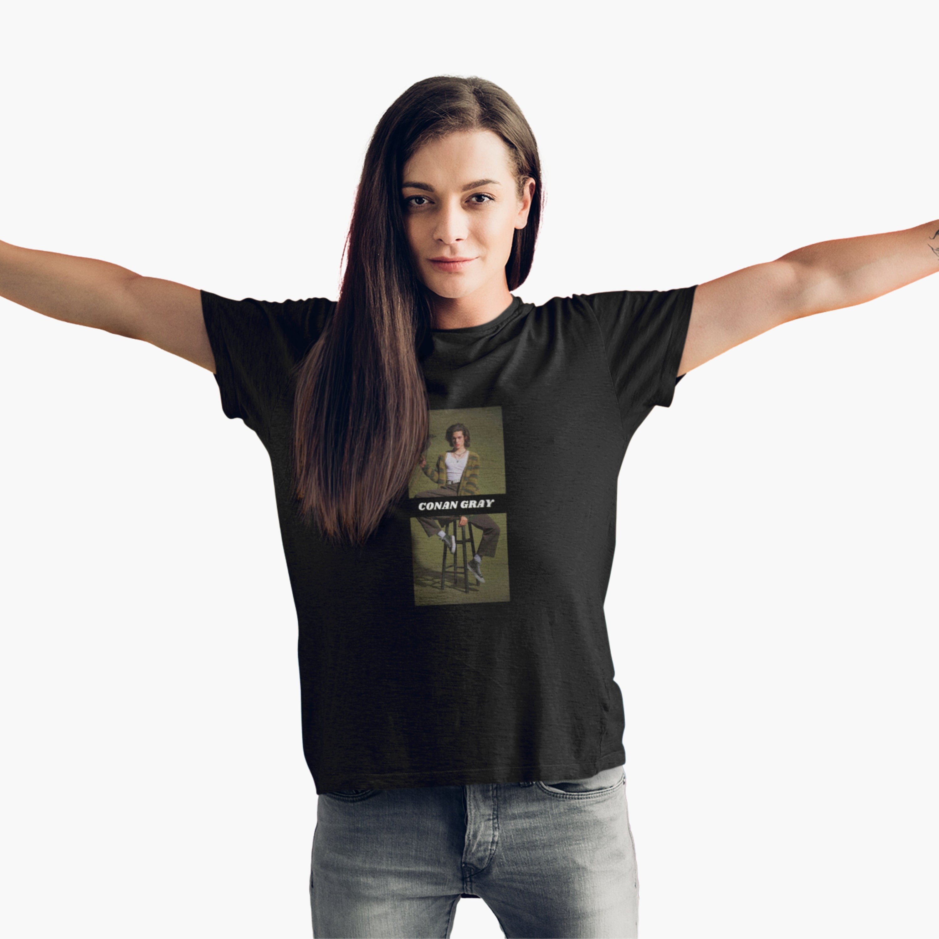 Conan Gray Graphic Shirt, Conan Gray's "Kid Krow" T-shirt, Conan Gray ...