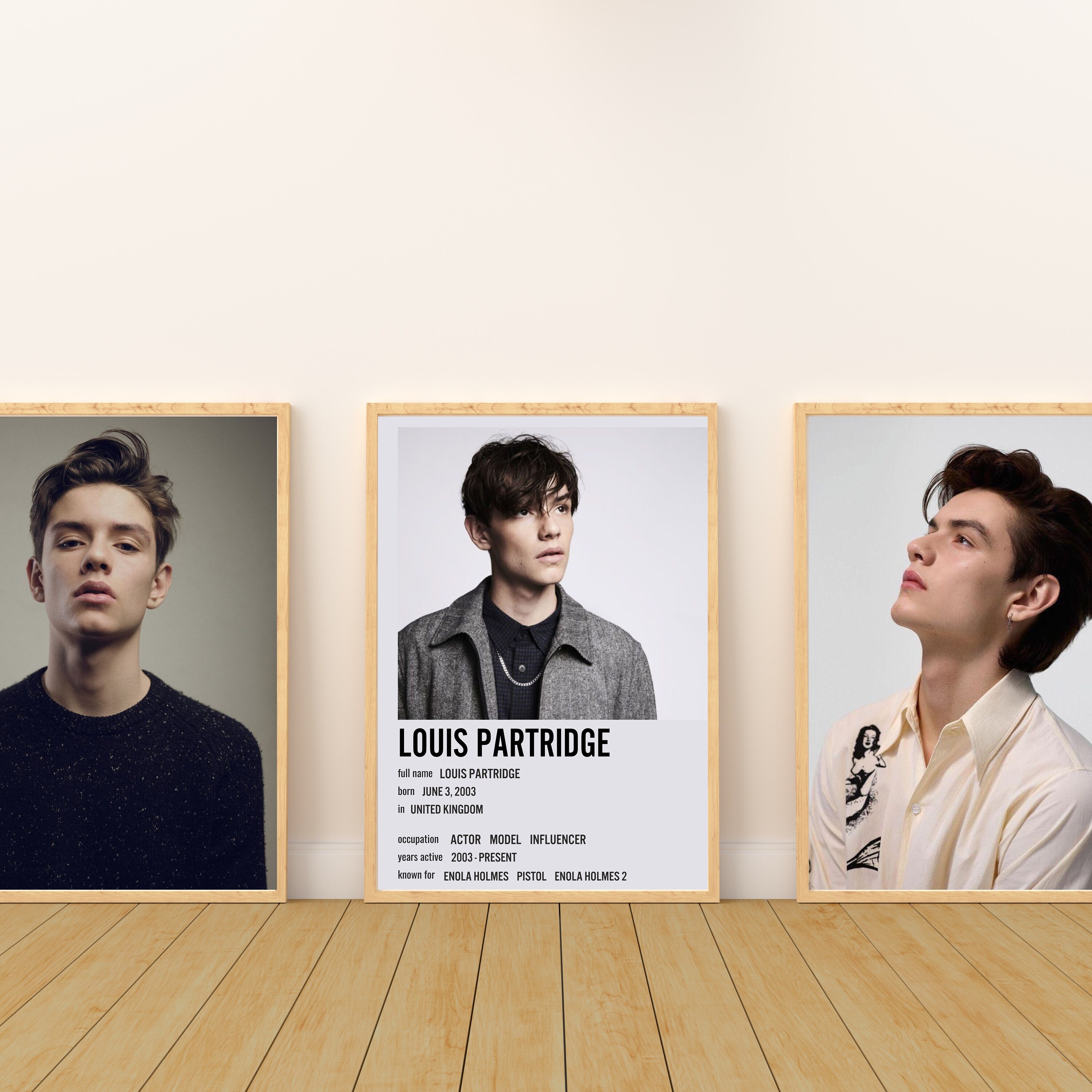 Louis Partridge Poster Instant Download Louis Partridge - Etsy