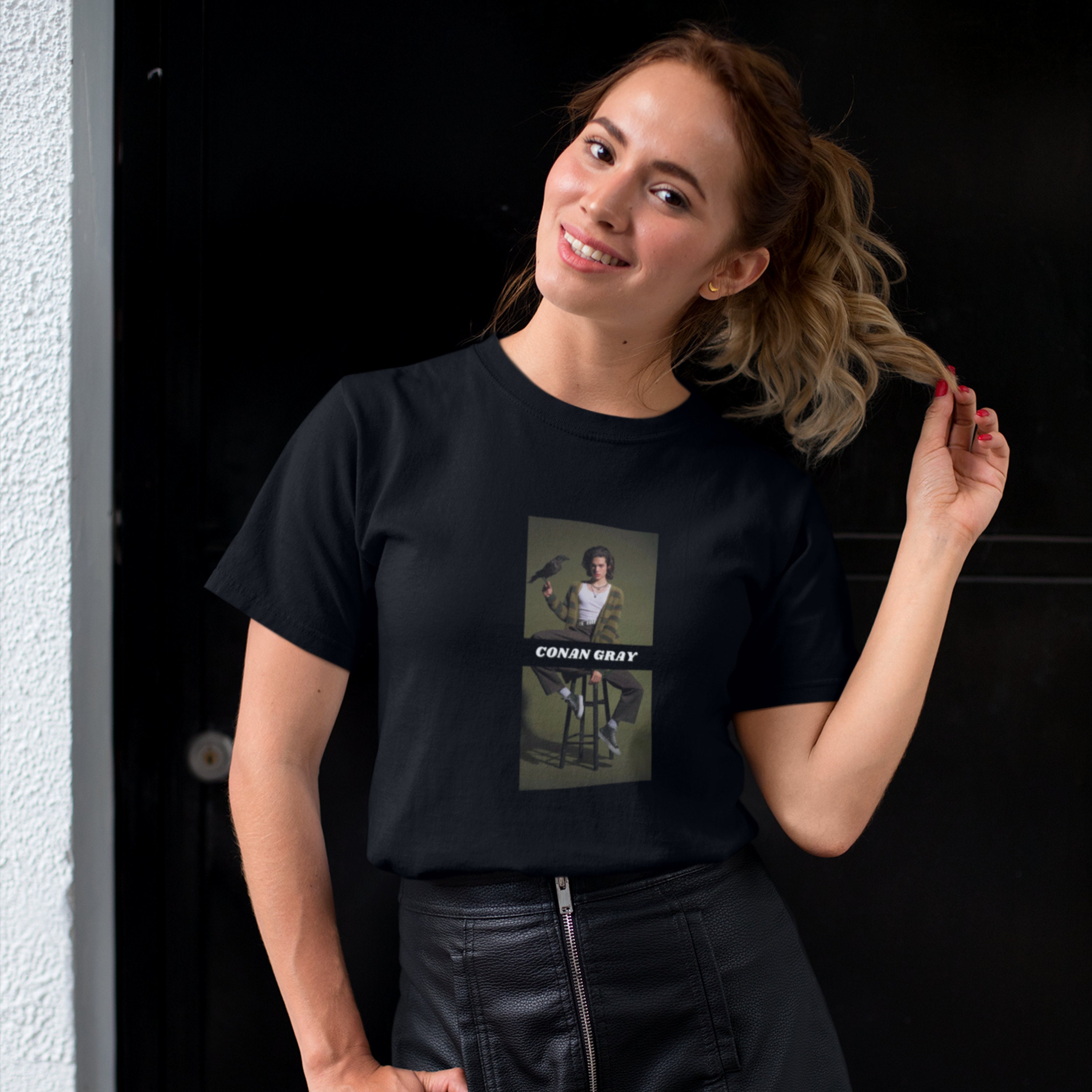 Conan Gray Graphic Shirt, Conan Gray's "Kid Krow" T-shirt, Conan Gray ...