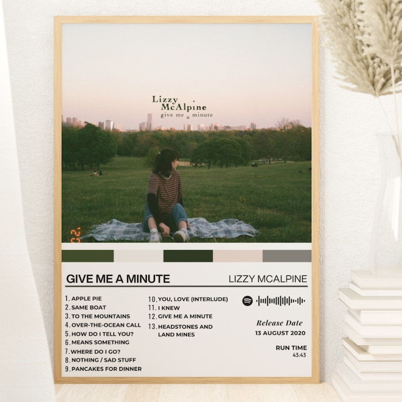 Lizzy Mcalpine Album Poster Print Instant Download Give Me - Etsy
