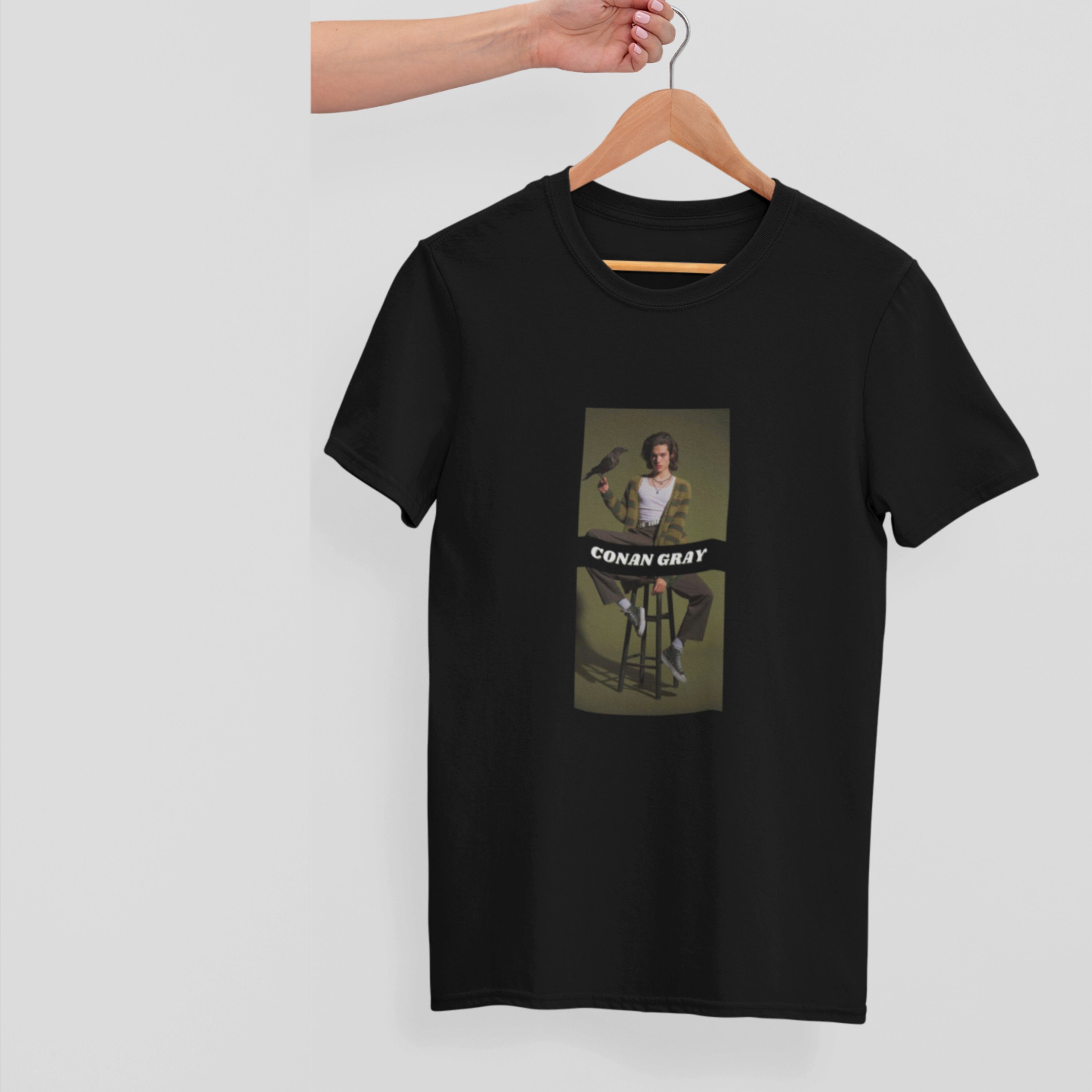 Conan Gray Graphic Shirt, Conan Gray's "Kid Krow" T-shirt, Conan Gray ...