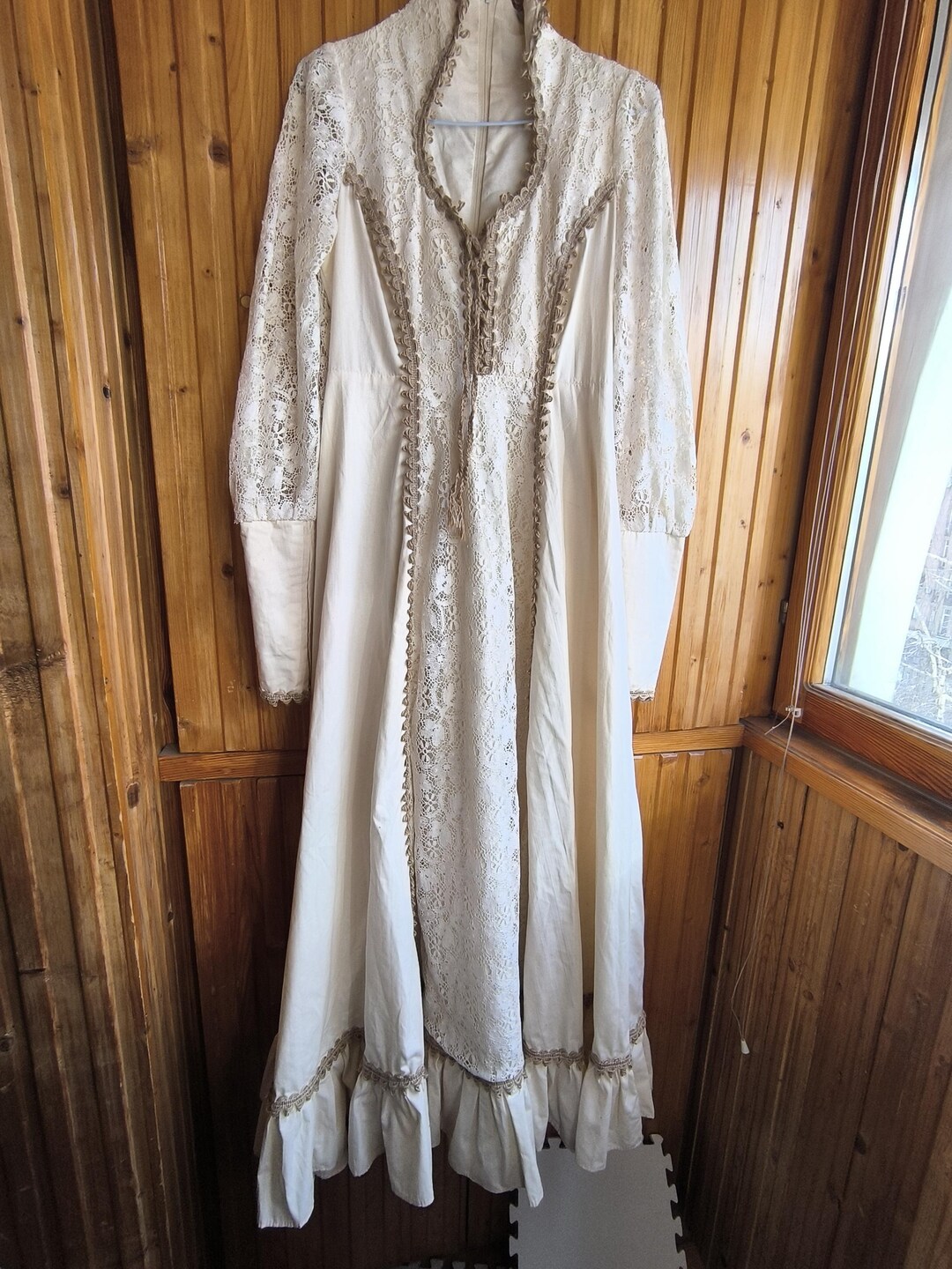 Vintage Medieval Gunne Sax Dress Peasant Style Prairie Renaissance ...