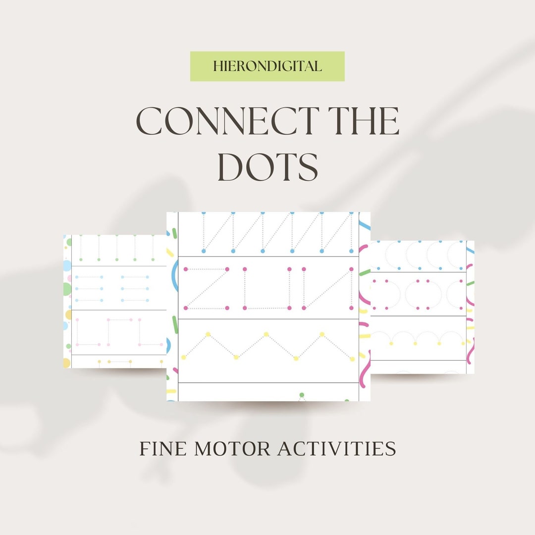 Connect the Dots Activity, Connect the Dots Activity to Develop Fine ...