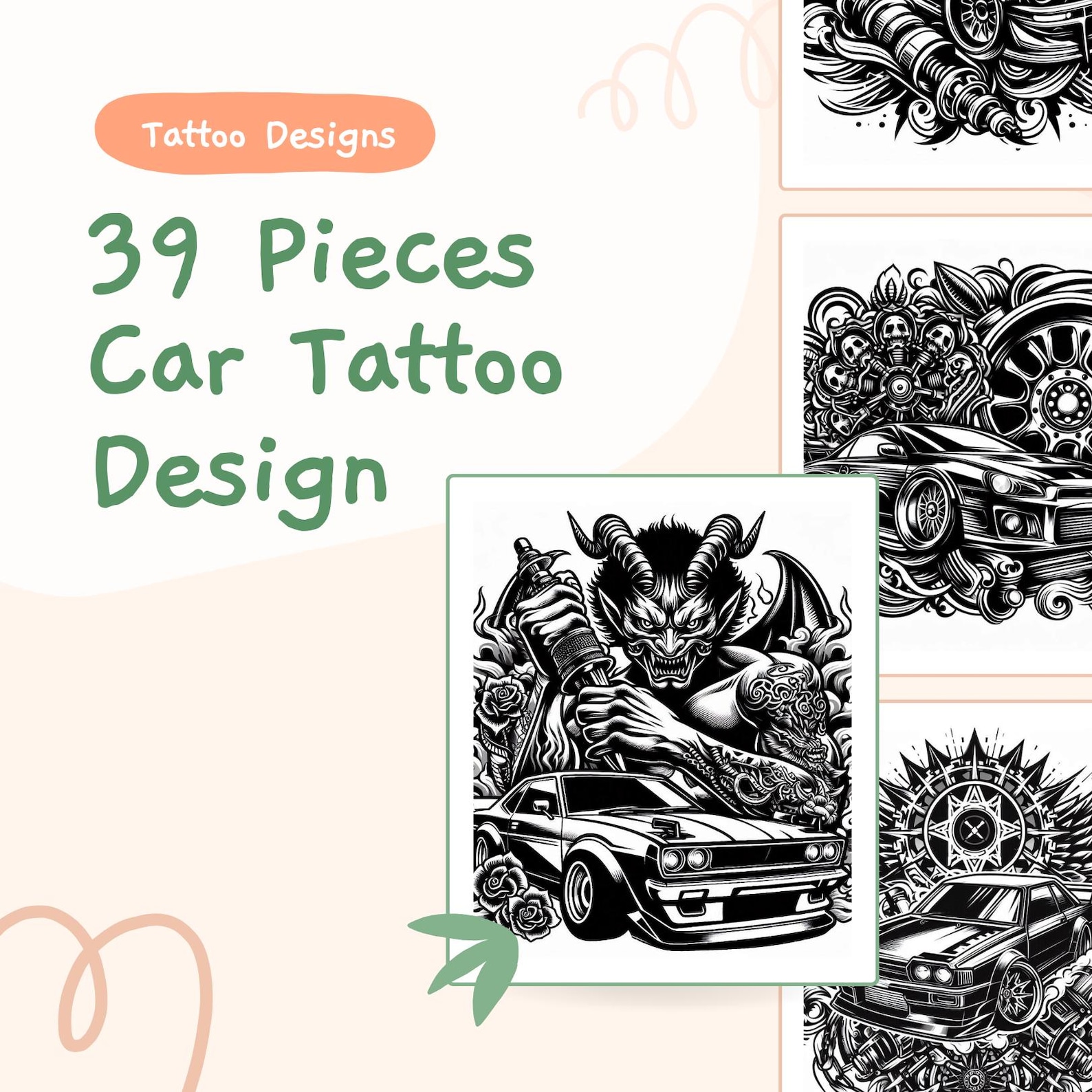 Cars Tattoo Design, 39 Car Themed Professional Tattoo Designs, 39 ...