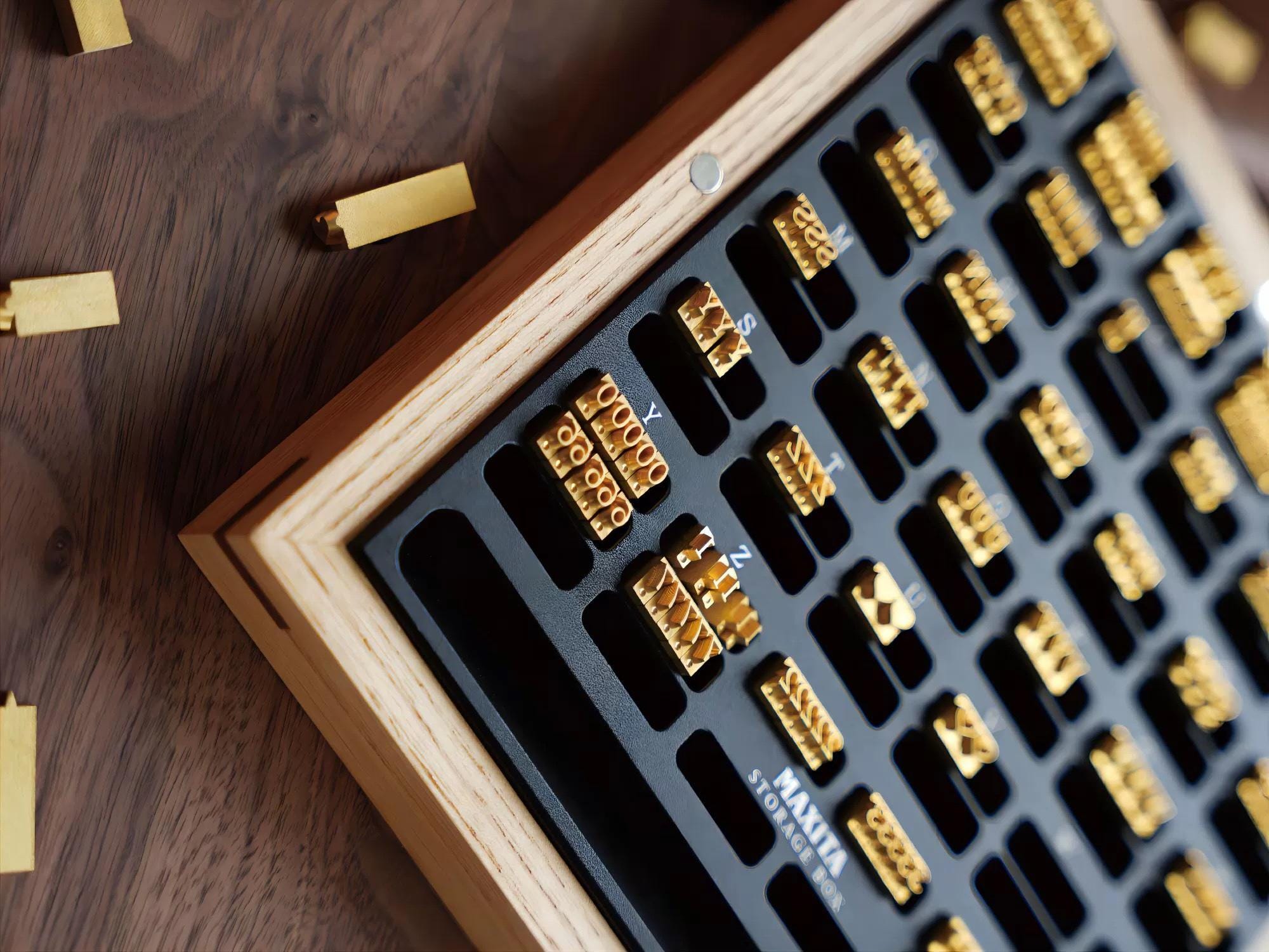 Custom Brass Letter Stamps, Alphabet Stamps for Maxita Stamping Machine ...