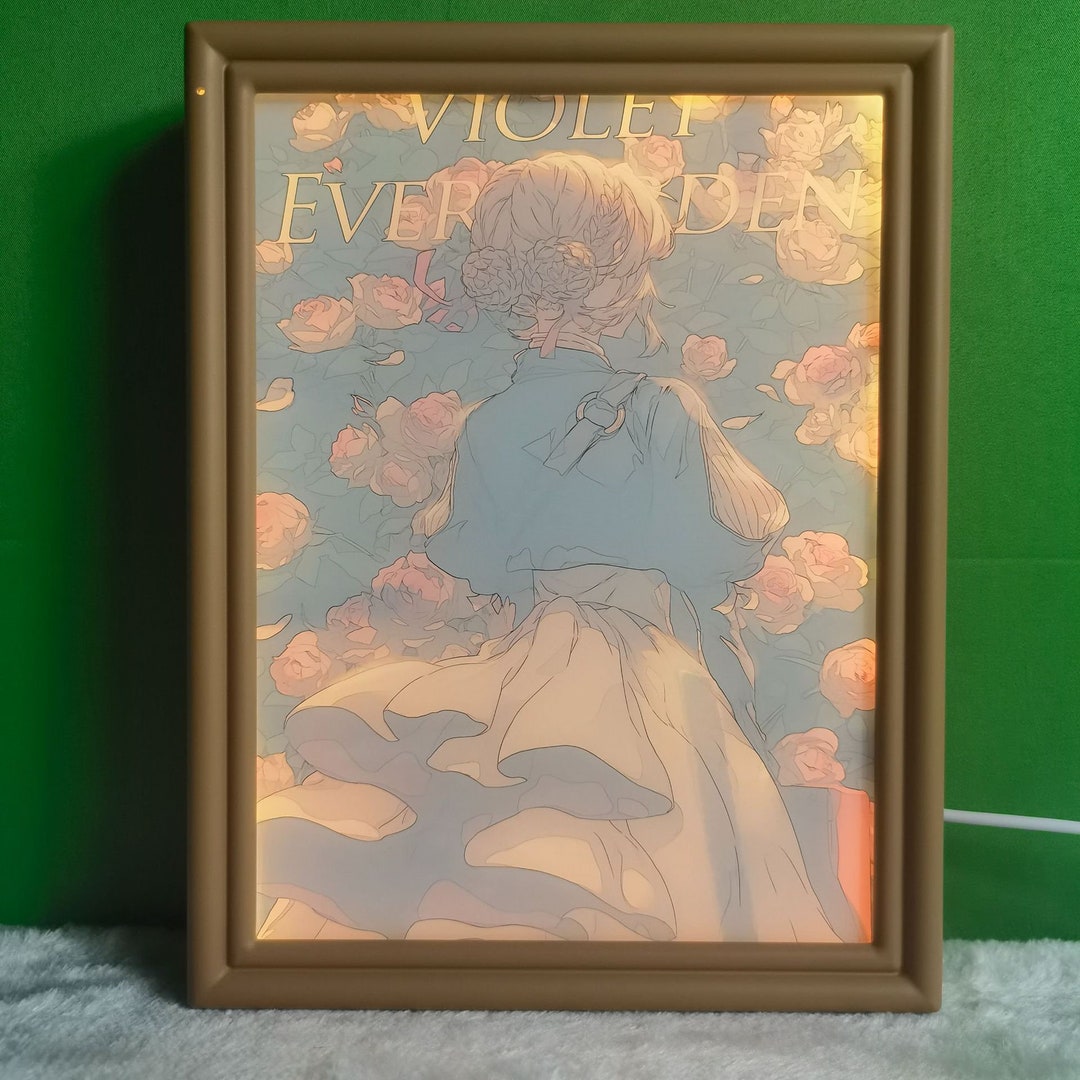 Anime Girls Light up Painting Wall Hanging Touch Switch USB - Etsy