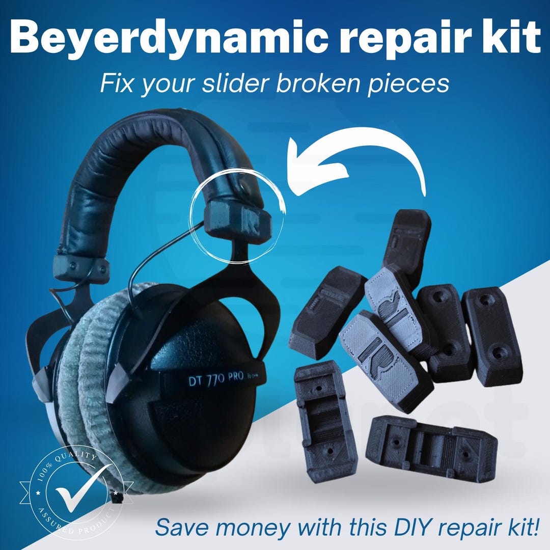 Beyerdynamic Slider Cover Replacement Repair Kit Broken DT 790 / 797 ...
