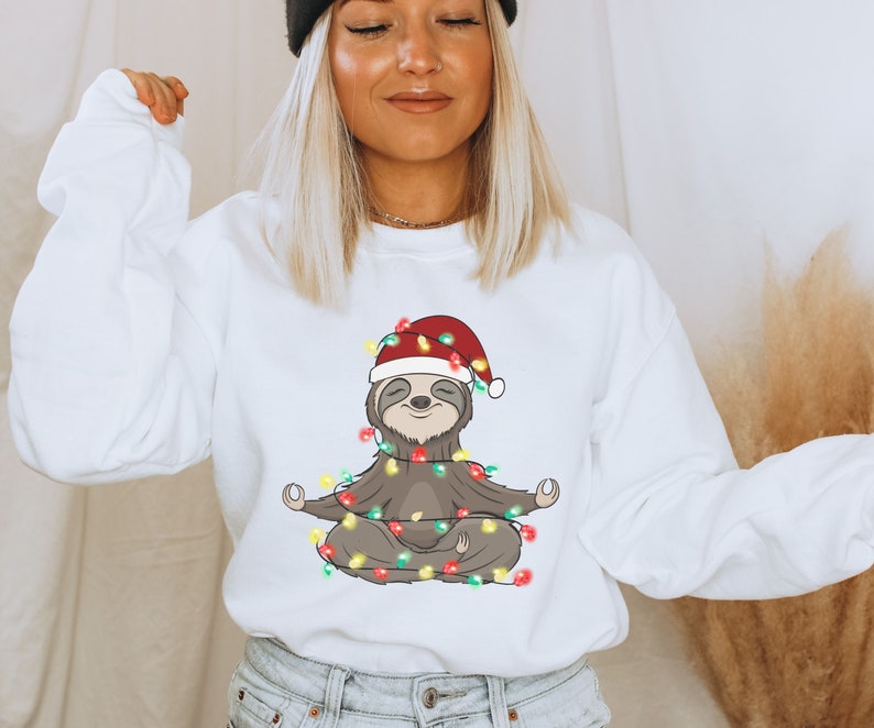 Cute Sloth Christmas SweaterChristmas Sweater Faulikawaii - Etsy.de