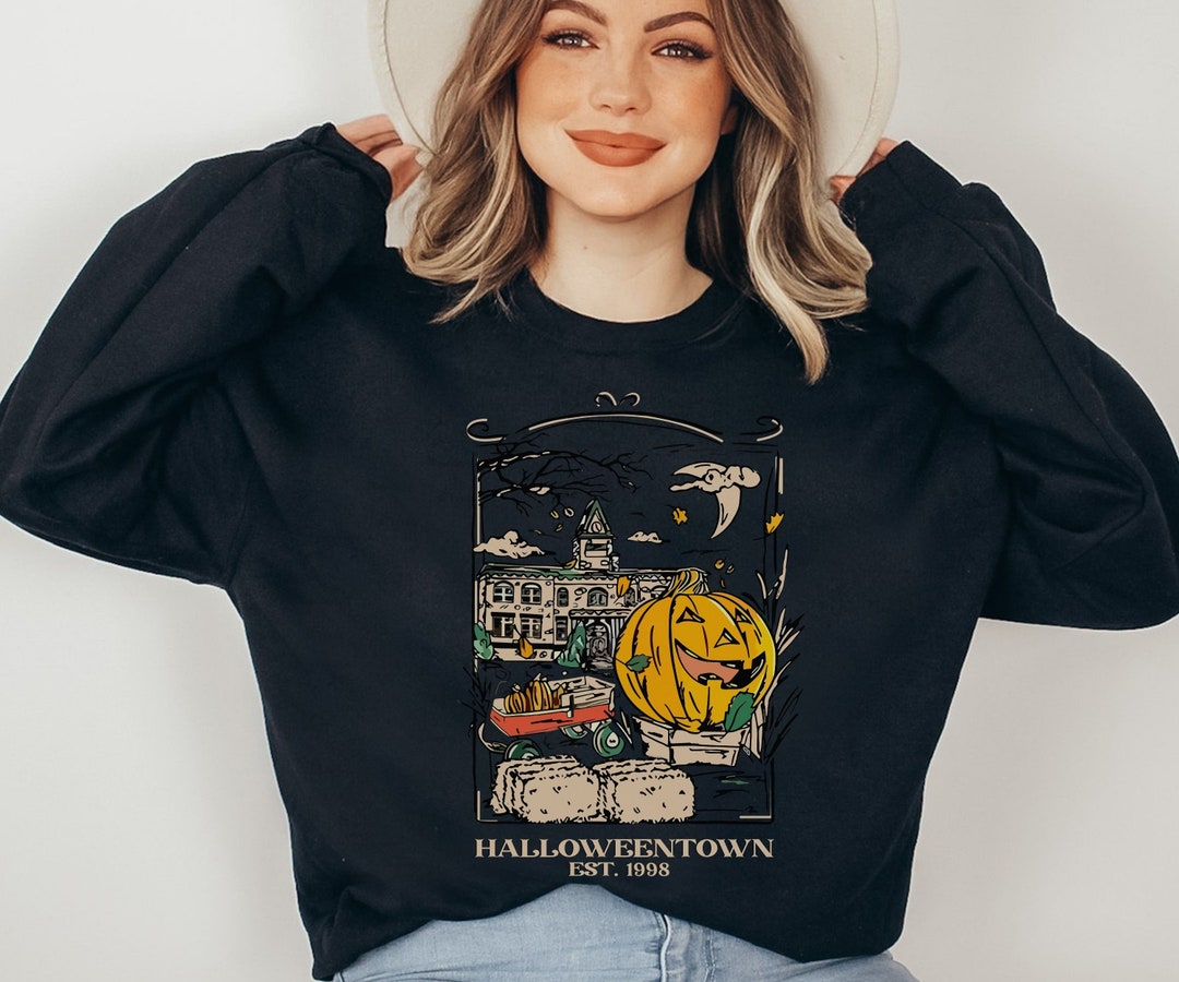 Cute Retro Alternative Boho Halloween Sweatshirt,grunge Spooky Unisex ...