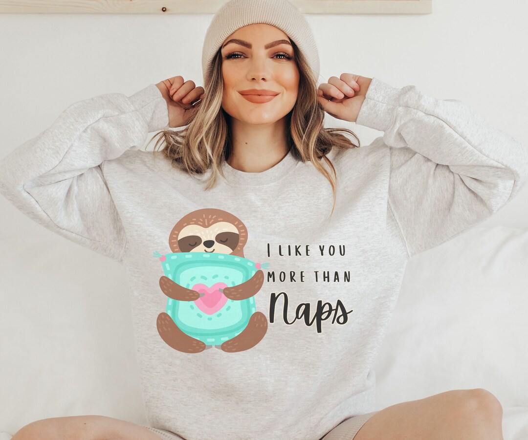 Sweet Vintage Look Sloth Valentine's Day Groovy Sweater, Retro Lazy ...