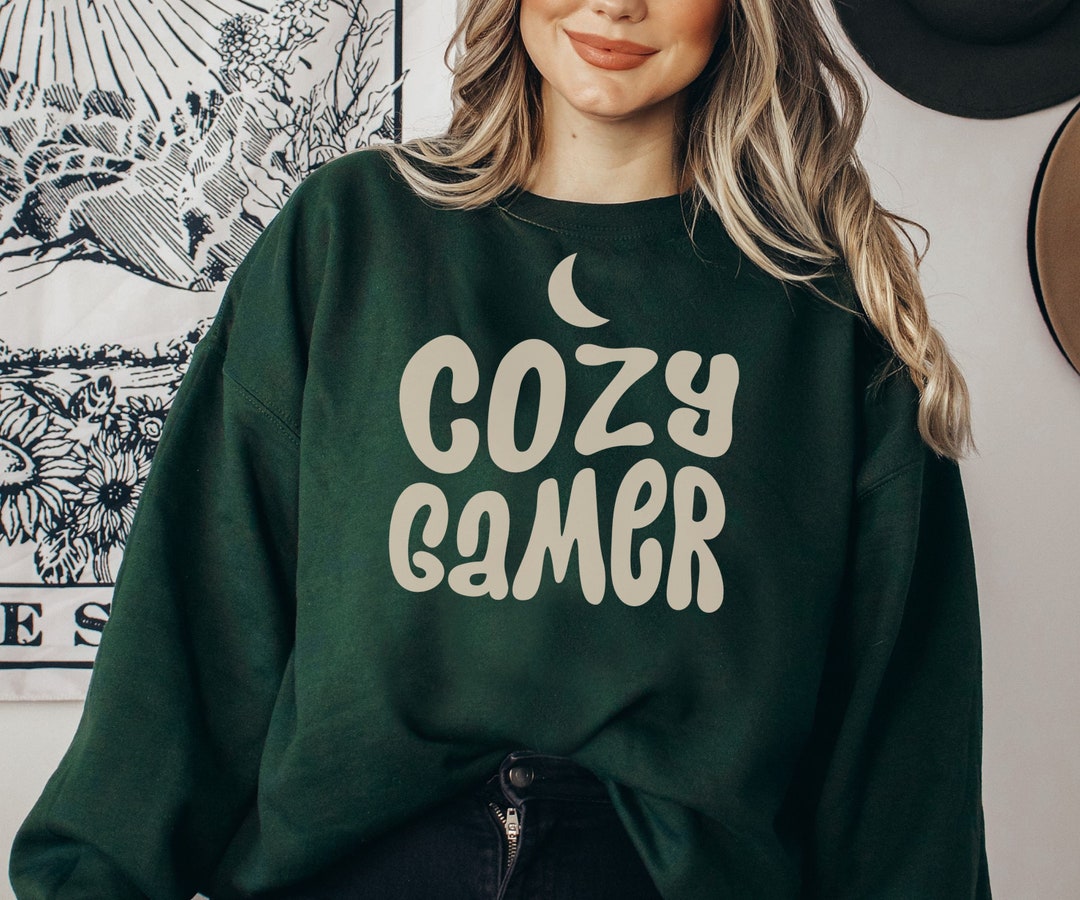 Cute Video Game Cozy Gamer Unisex Pullover,kawaii Comfy Nerd ...