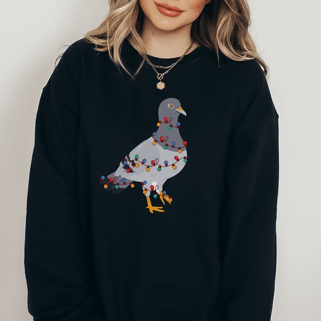 Cute Pigeon Christmas Sweater,christmas Sweater Pidgeon,kawaii Pigeon ...