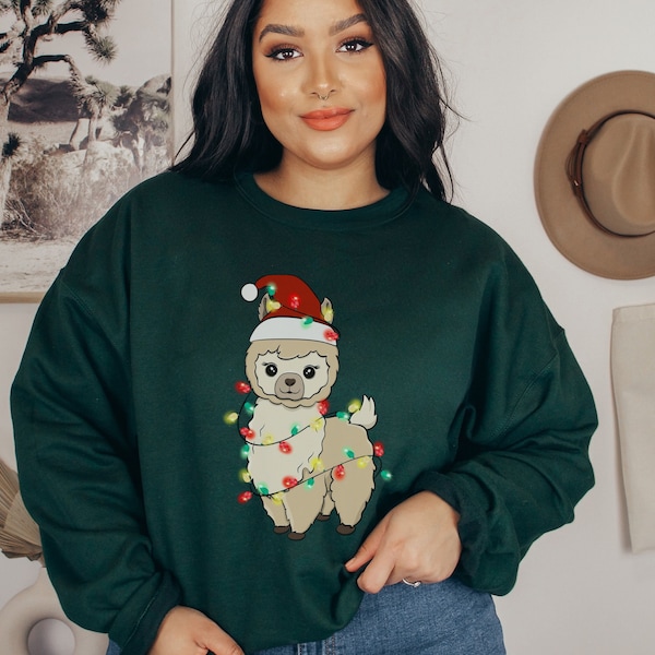 Llama Sweater - Etsy