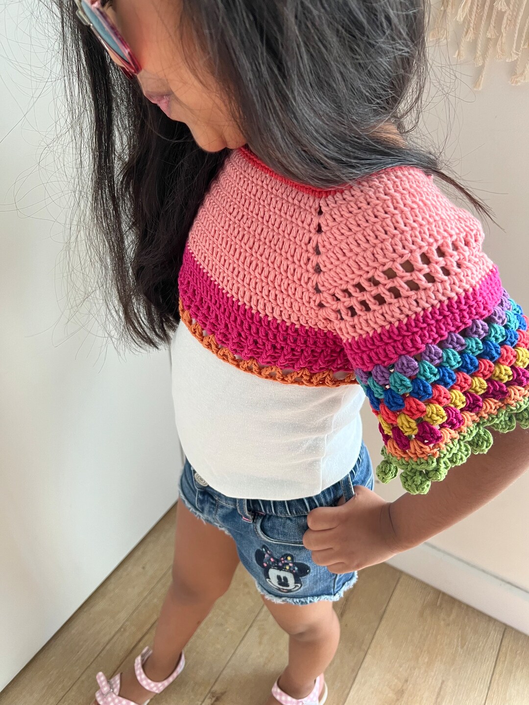 Girls 3T - 5T Crop Top | Crochet Top | Top for Kids | Birthday Gift ...