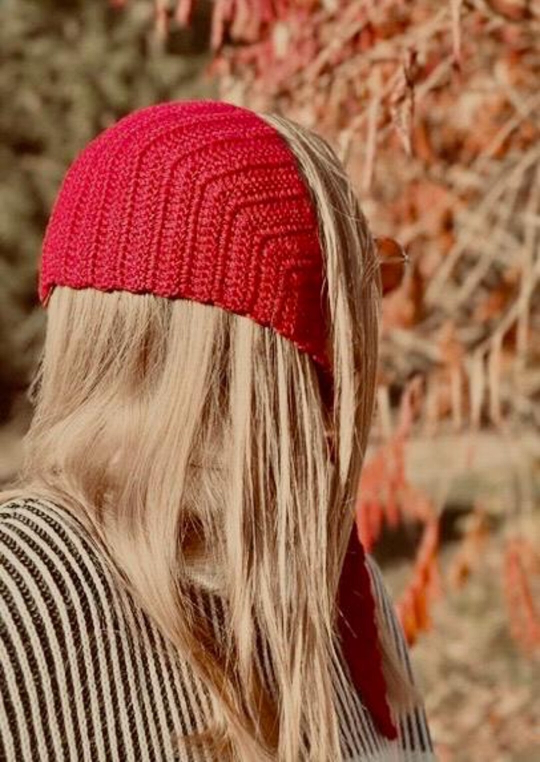 Juliet Bonet Cuddle Cap Crochet Headband Crochet Hat Vintage Hat ...