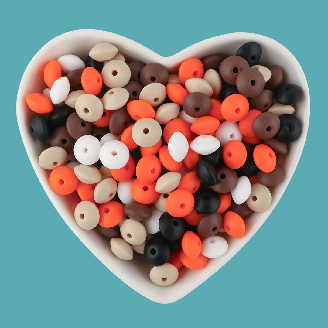 12mm Halloween Silicone Lentil Beads,diy Pens,keychains, Necklace ...