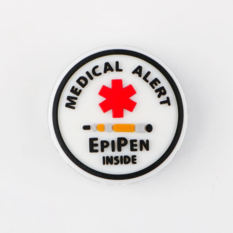 Medical Alert Epipen Silicone Focal Bead,for Jewelry Making Jewelery ...