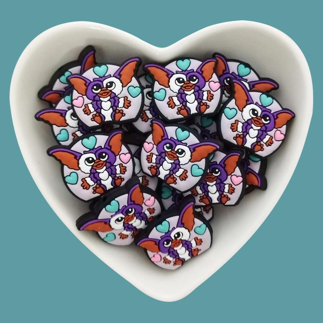 Gizmo Focal Beads, Movie Themed Silicone Beads,focal Beads for Wristlet ...