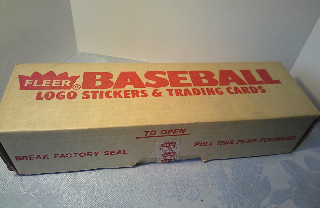 Fleer Baseball Logo Stickers & Trading Cards 8614-A 1989 Set - Etsy
